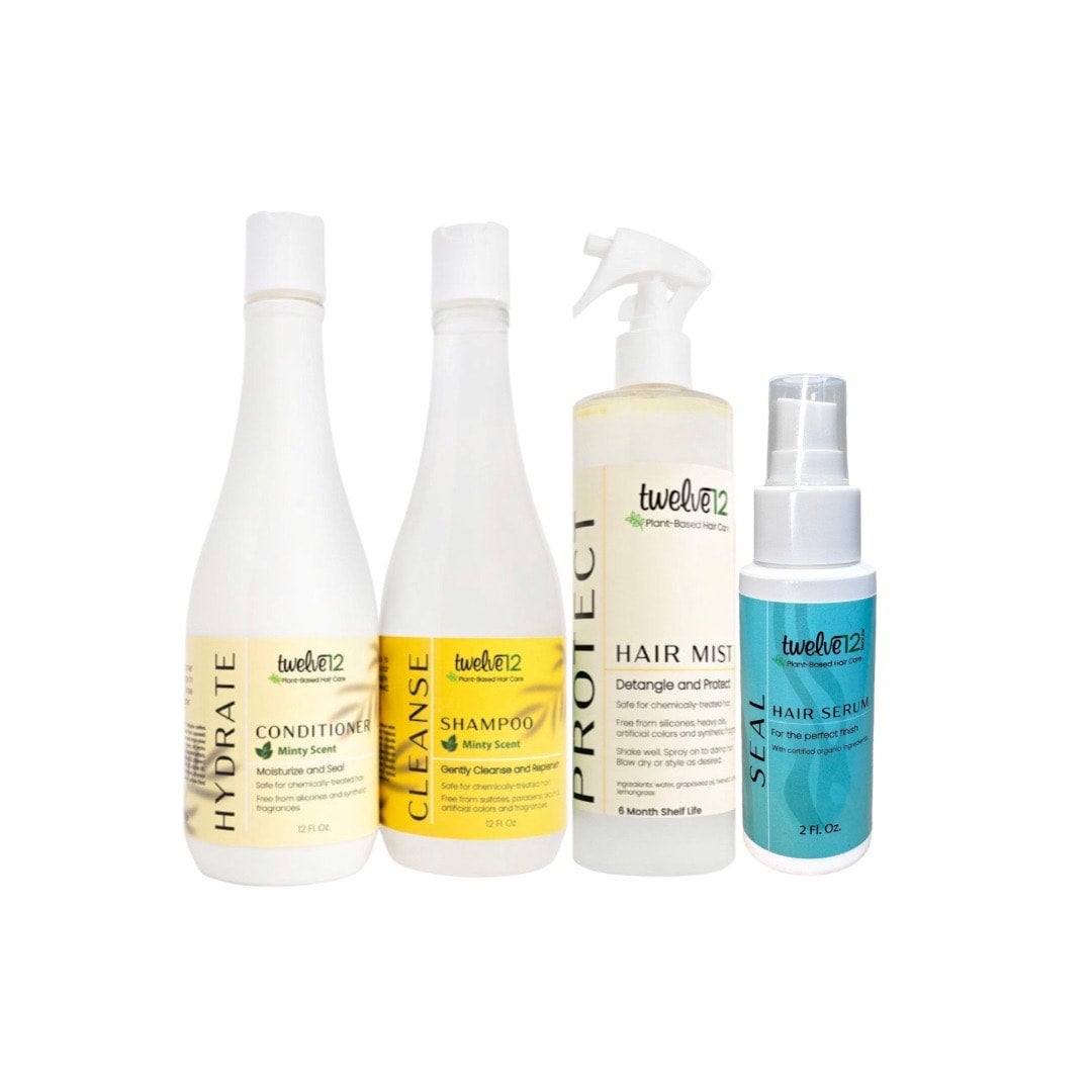 Twelve12 Silk Press Kit Mint Scent (Clarifying) | Twelve12Beaute